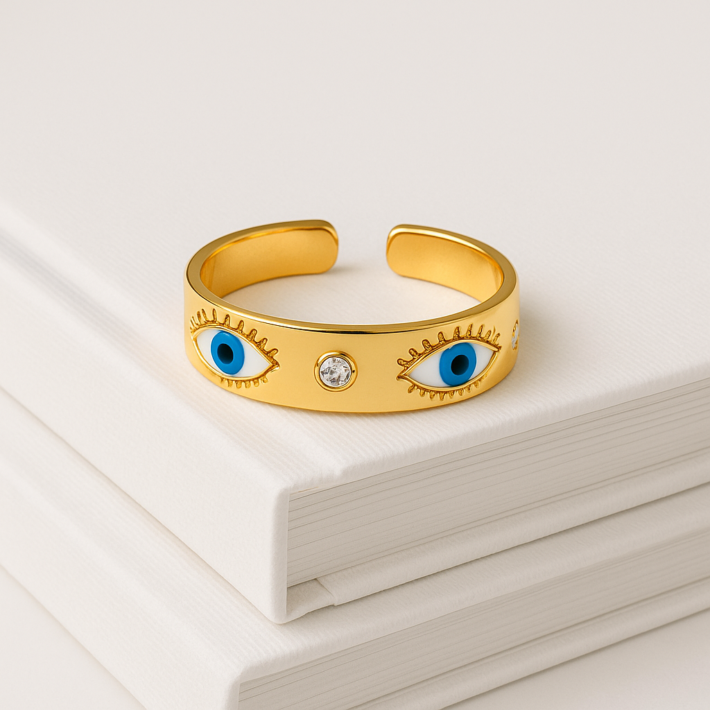 Merissa Evil Eye Ring – Her Treasure